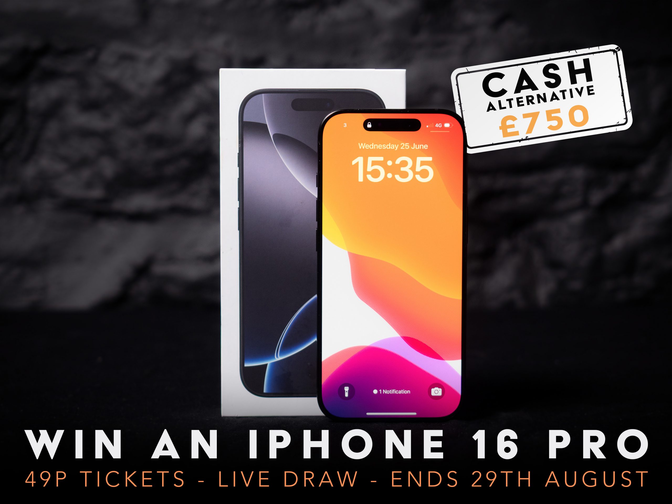 Win A Brand New iPhone 16 Pro – The Grand Giveaway